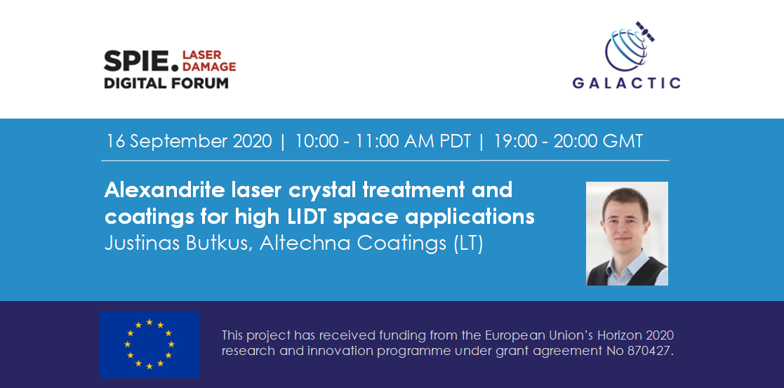 Alexandrite laser crystal treatment and coatings for high LIDT space ...